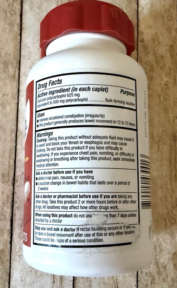 FiberCon Therapy for Regularity Exp 11/2027 Calcium Polycarbophil (140 ...