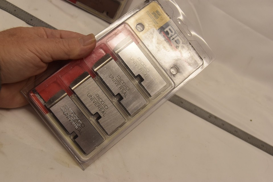 3 RIDGID NPT Pipe die sets 47770, 47790, 47785 (2- Stainless, 1- High ...