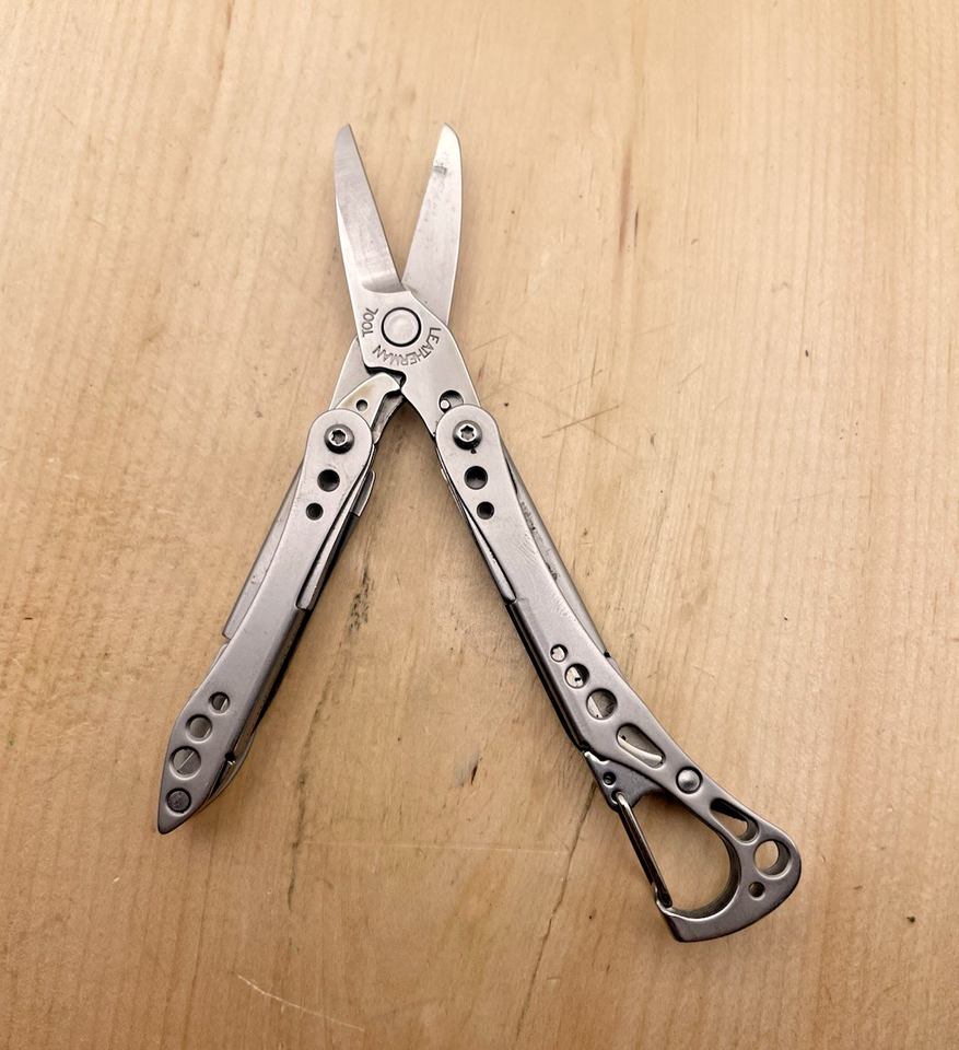 LEATHERMAN STYLE CS Black 6 Multitool Carabiner Knife File USA Retired ...