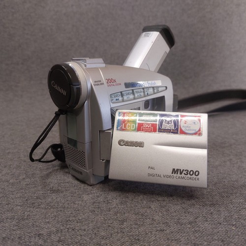 Canon MV300 Digital Video Camcorder Tested Working No Battery Or ...