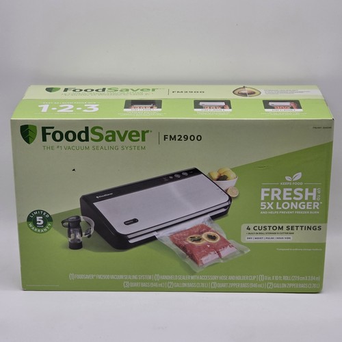 FoodSaver Vacuum Sealing System + Handheld Sealer Attachment FM2900 | eBay