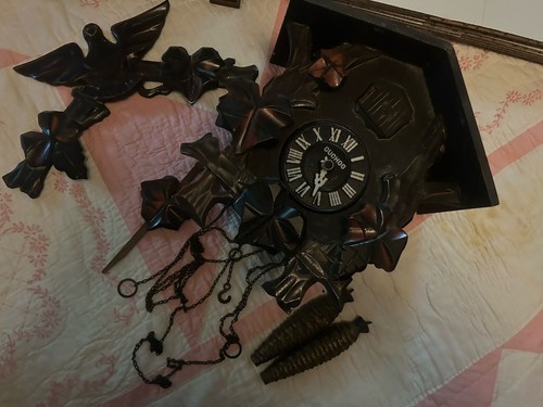 Mi Ken Ki Ki Co. Wooden Cuckoo Clock Black Forest Style Untested | eBay