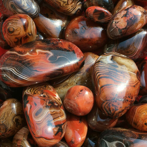 Natural Silk Agate Polished Crystal Mineral Quartz Sardonyx Reiki ...