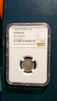 1903H Canada Ten Cents NGC VF SILVER 10C Coin PRICED TO SELL QUICKLY ...