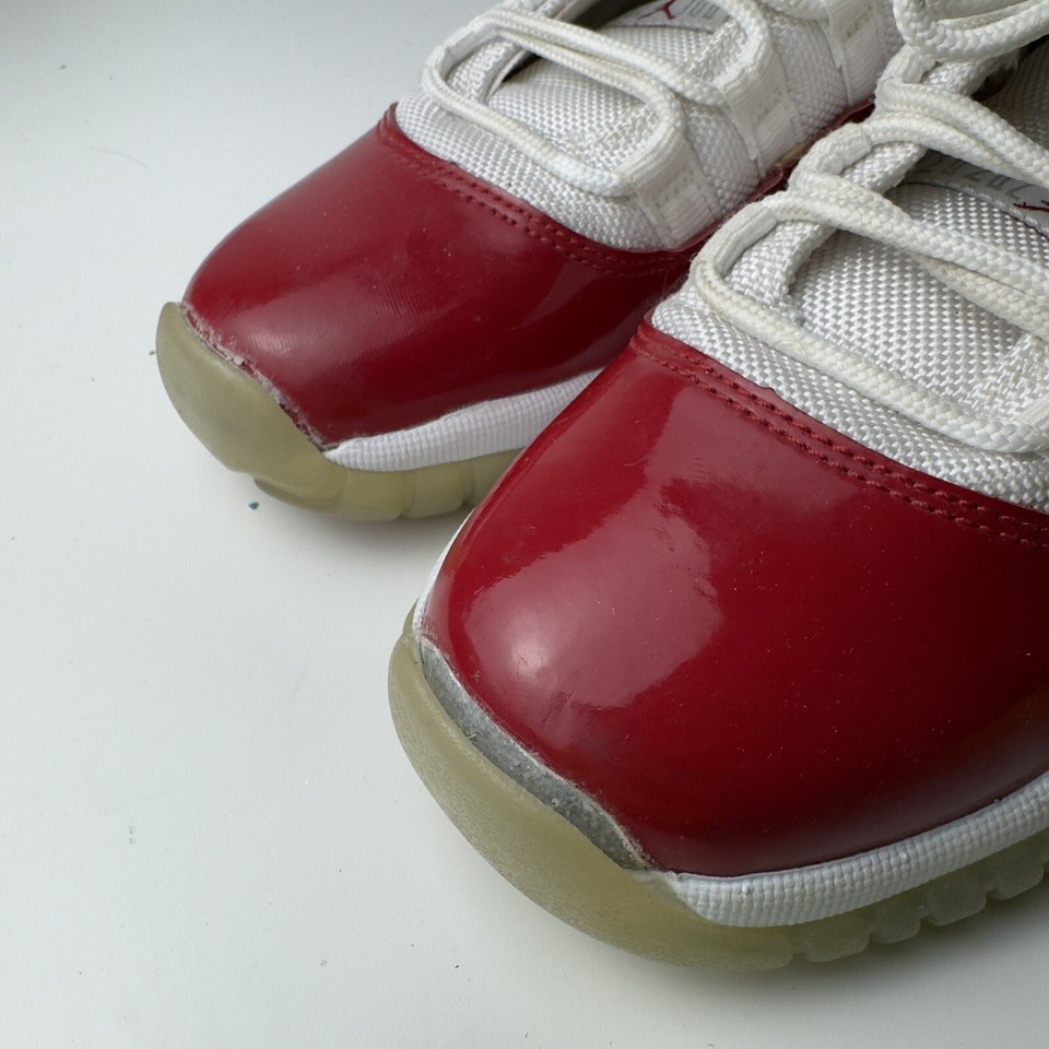 Nike Air Jordan Retro 11 XI Low Cherry Red 2016 Sz 4Y 528896-102 Shoes ...