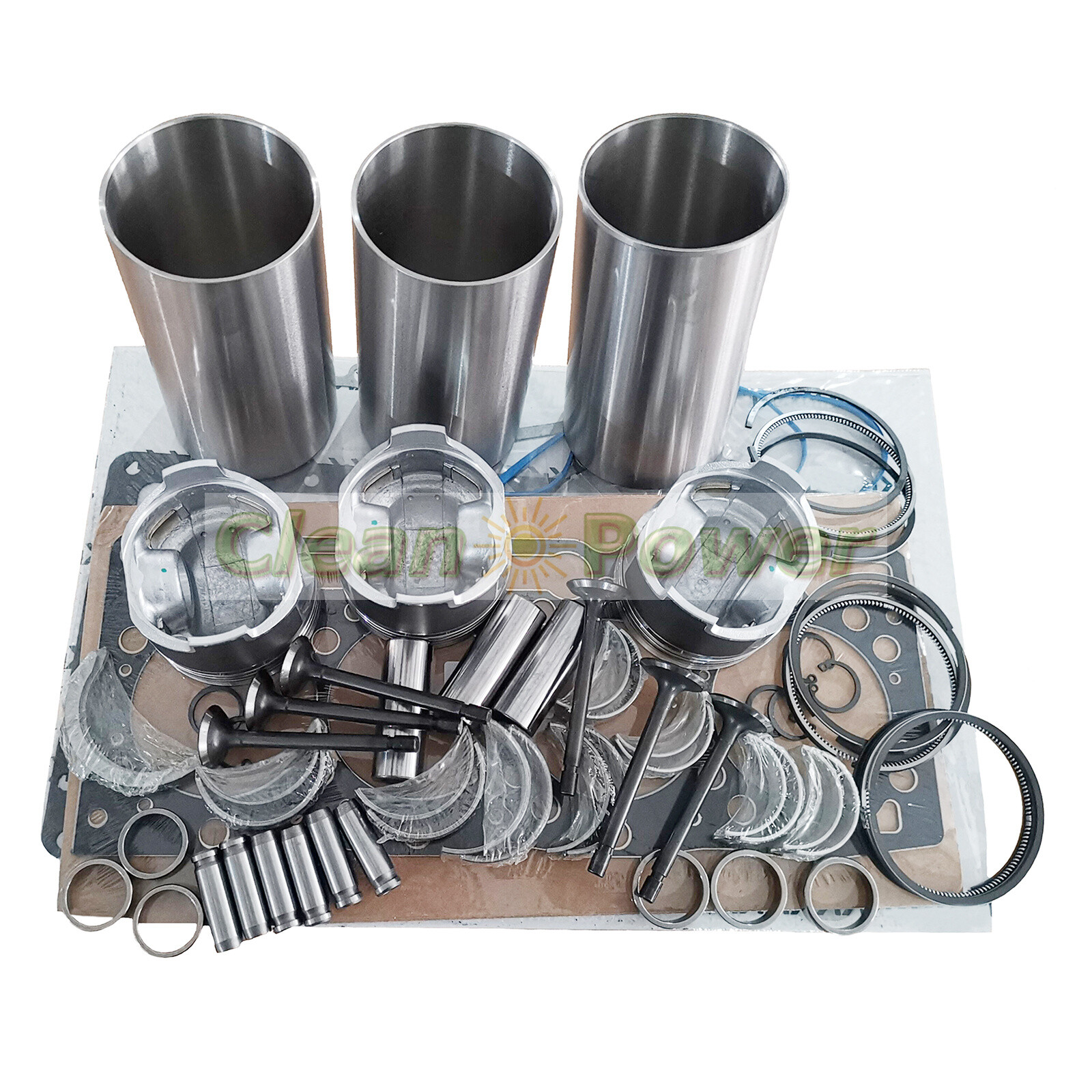 Overhaul Rebuild Kit for Isuzu 3AB1 Engine Hanik N-4 N-35 NC3000 ...