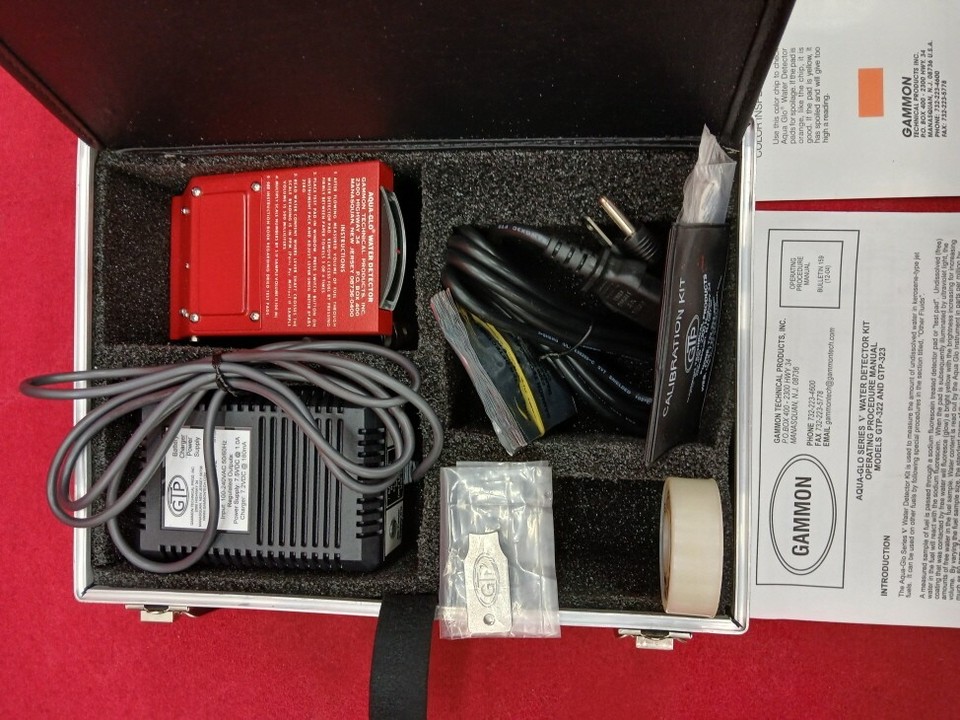 GAMMON AQUA-GLO Series V WATER DETECTOR KIT FOR CONTENT TESTING GTP-322 ...