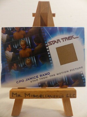 the Complete Star Trek Movies costume relic card MC7 CPO Janice Rand ...