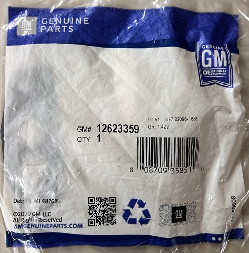 12623359 Genuine GM OEM Oil Cooler Adapter Gasket 3/A~ | eBay