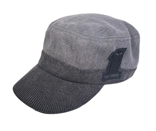 Harley Davidson Womens Cadet Hat Gray Motorcycles Sz L Patch Logo Short ...