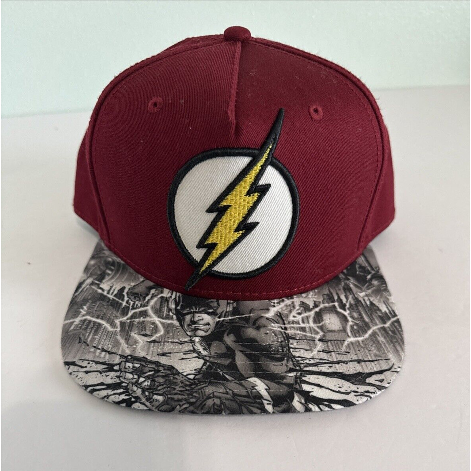 The Flash DC Comics Universe Red Logo Hat Cap Adult S… - Gem