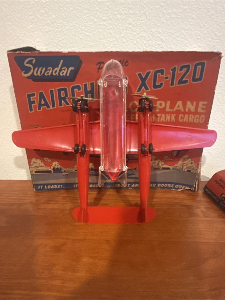 Vintage 1950’s Swadar Fairchild XC-120 Pack-Plane w/Original Box | eBay