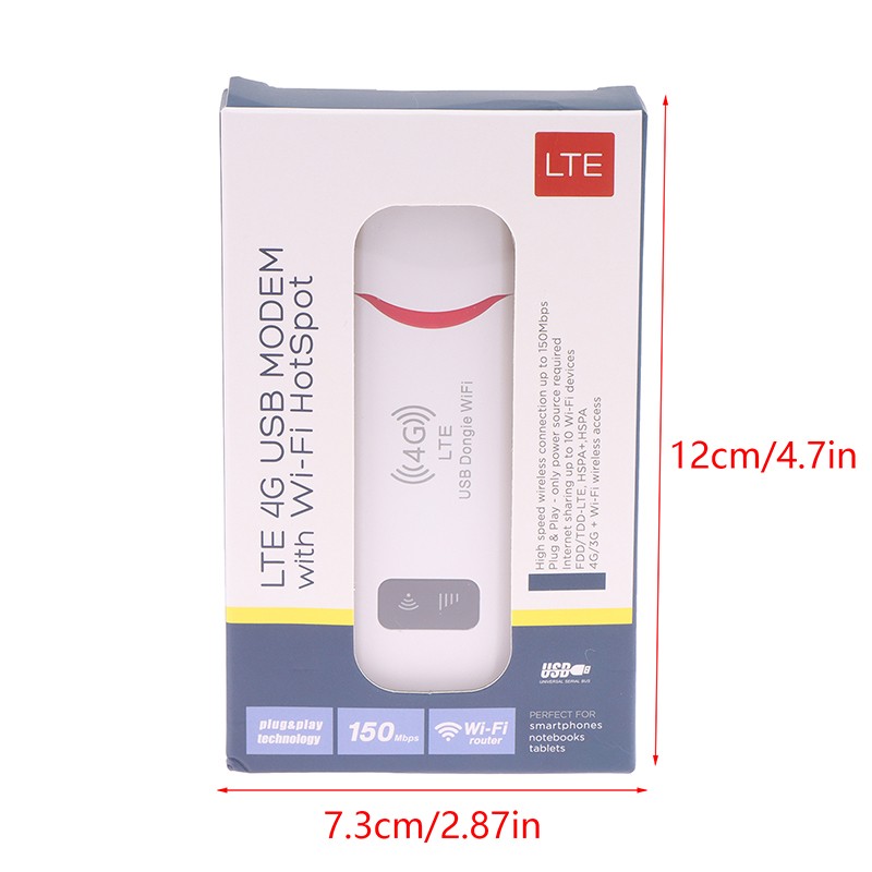 4G Router LTE Wireless USB Dongle WiFi Router Mobile Broadband Modem ...