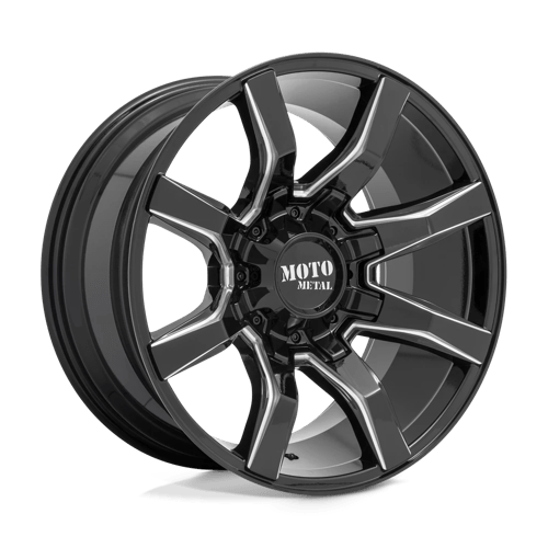 22X12 Moto Metal MO804 SPIDER 8X6.5 -44MM GLOSS BLACK MILLED (4) | eBay