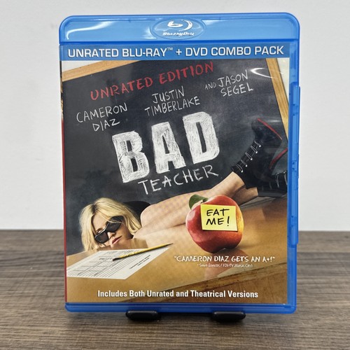 Bad Teacher: Unrated (Blu-ray/DVD, 2011) Cameron Diaz, Justin ...