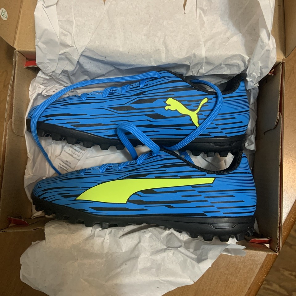 Puma Rapido III Soccer Shoe Ocean Dive-Yellow Alert Black 2C US Unisex ...