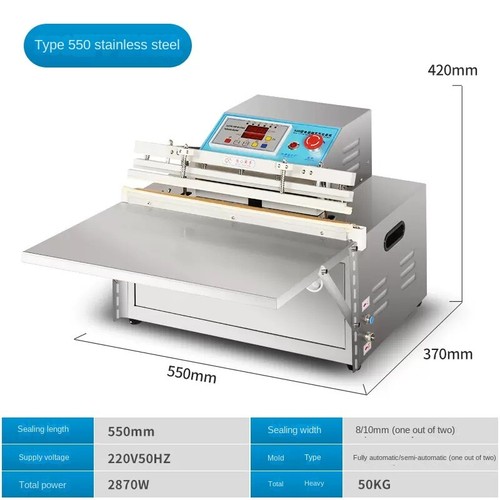Type 500/550 Inflation and Extraction Vacuum Sealing Machine Full ...