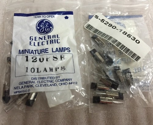 Lot Of 18, GE Miniature Lamp 120PSB, 10Lamps, SHIPSAMEDAY N#110 | eBay
