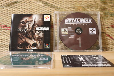 Metal Gear Solid Integral separate case w/seal Playstation 1 PS1 VG! | eBay
