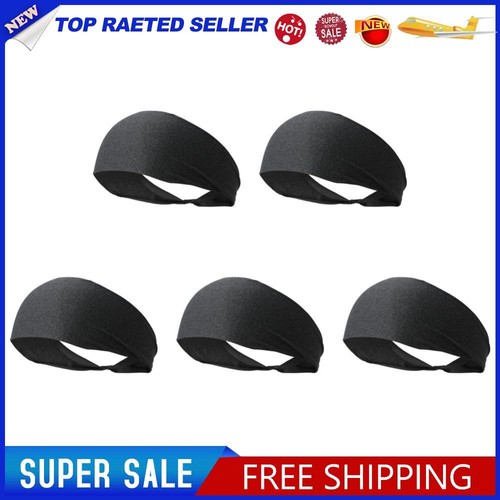 Forehead Sweatband Non-Slip High-Elastic for Men Women (Black Grey) | eBay