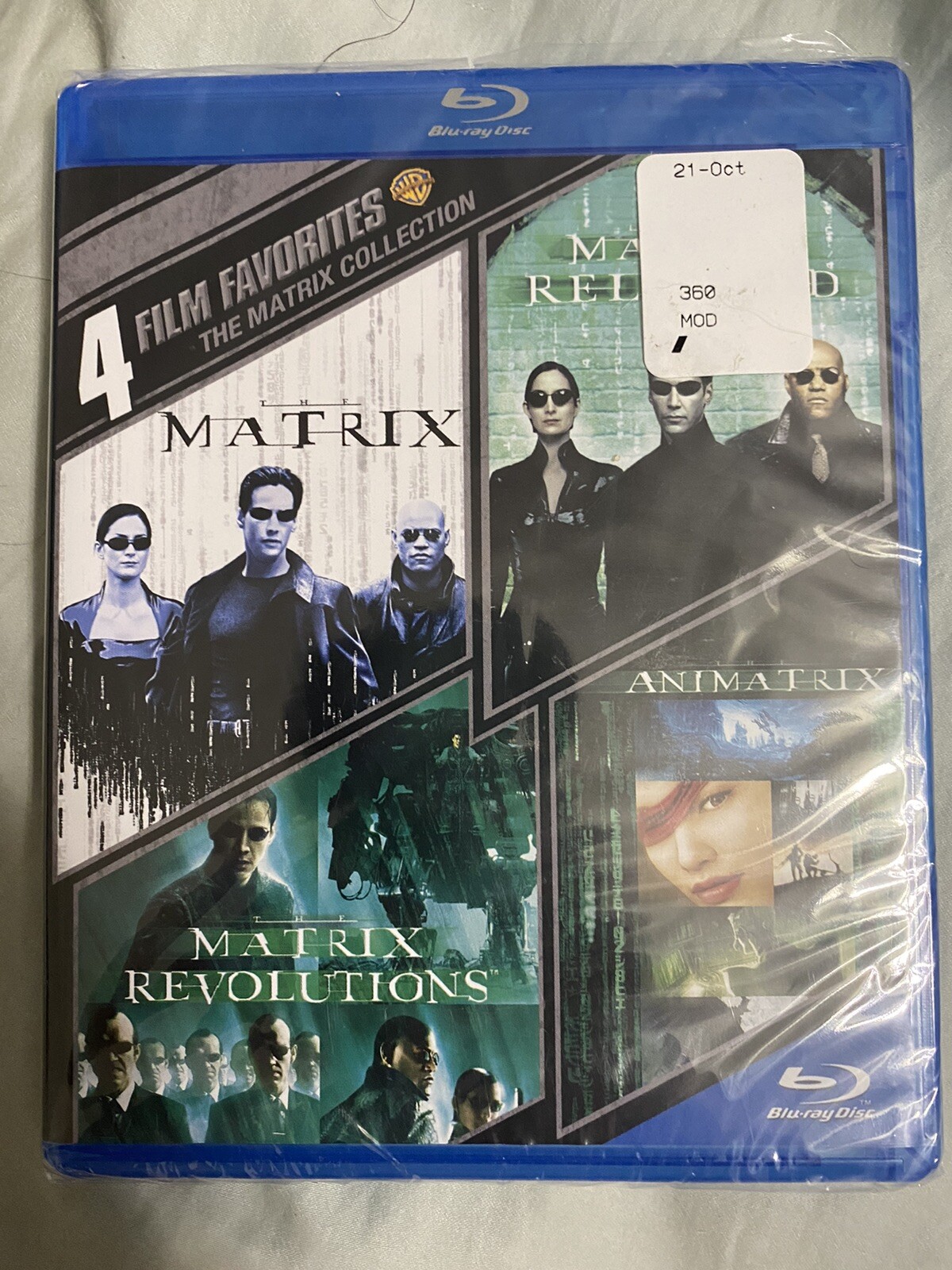 4 Film Favorites: The Matrix Collection (Blu-ray) Brand New ...