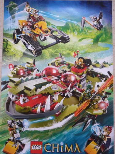 Lego Legends of Chima Double Sided Promotion Poster 2013 NEW | eBay