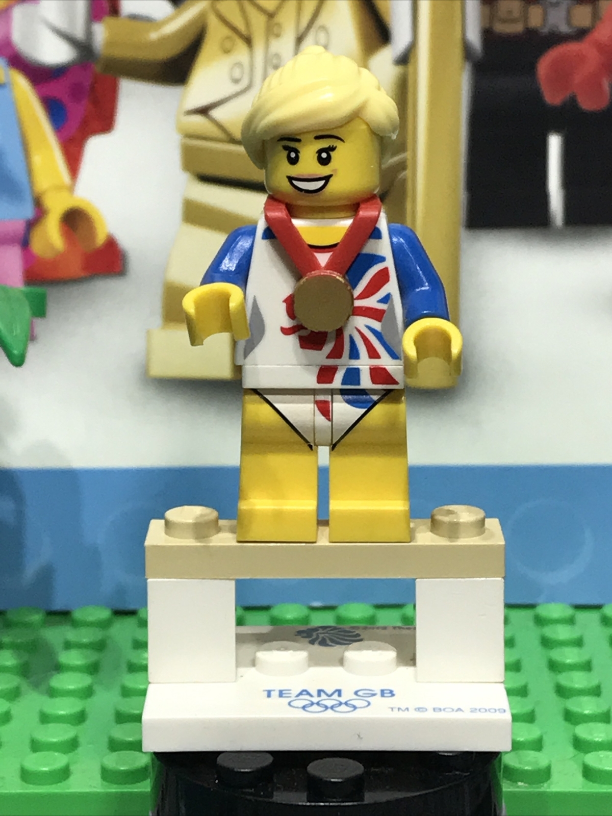 Lego Team Great Britain Mini Figure Series Flexible Gymnast Tgb006 ...