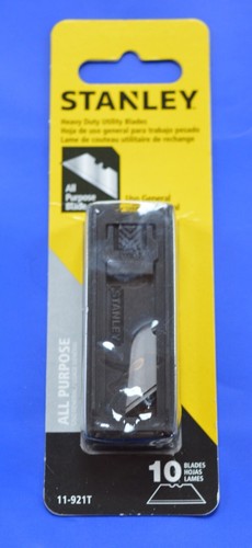 STANLEY UTILITY KNIFE BLADE CUTTER Replacement 10 Pack Razor Holder 11 ...