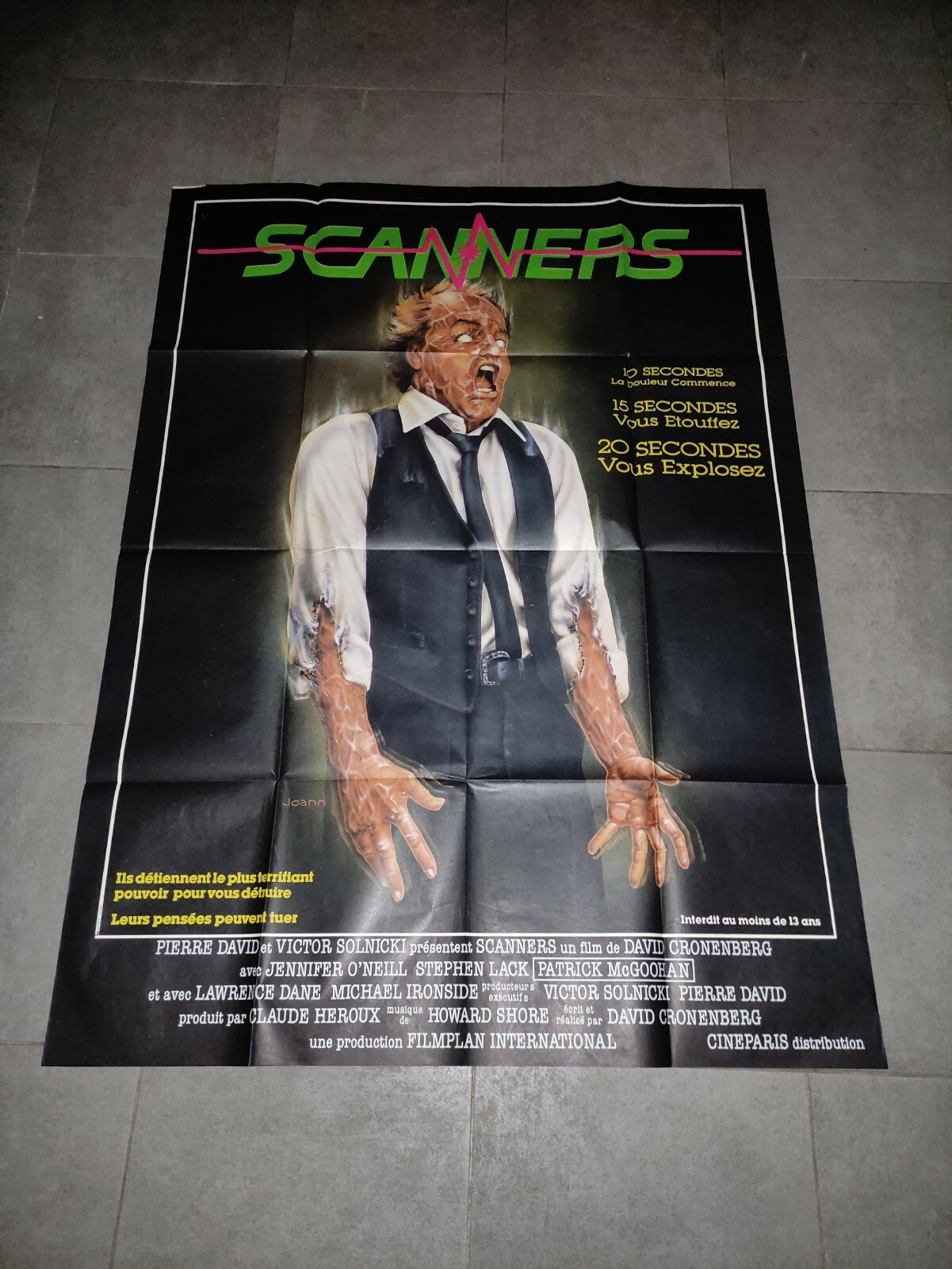 Scanners 4x6 movie poster | eBay