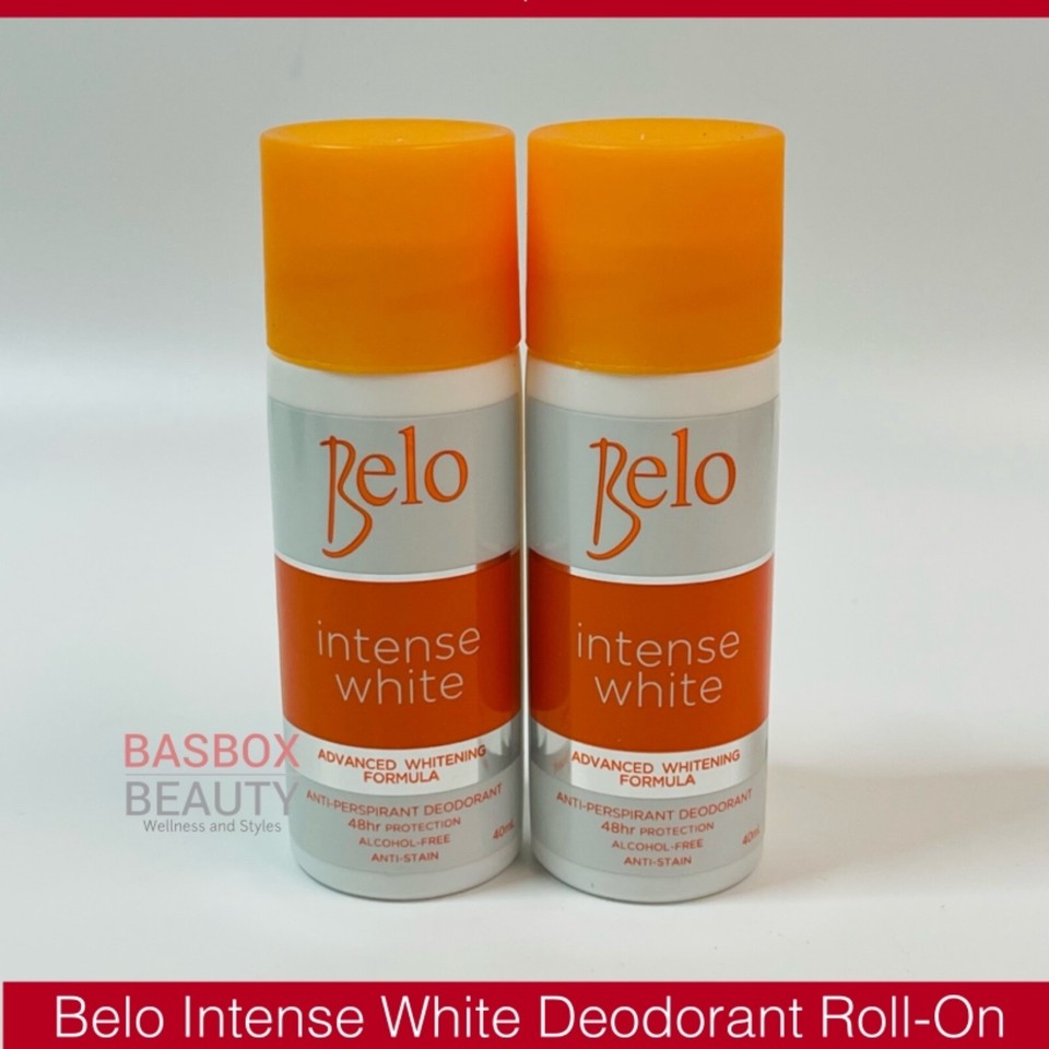Belo Intense White Anti-Perspirant Deodorant Roll-on, 2 Bottles x 40mL ...