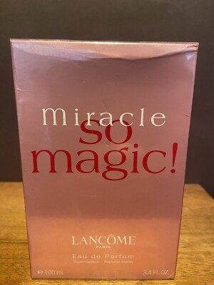 MIRACLE SO MAGIC by LANCÔME 3.4 oz / 100 ml Eau De Parfum Spray NIB ...