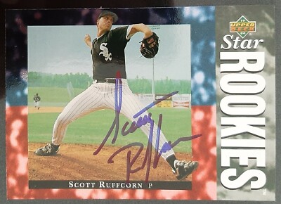 Scott Ruffcorn Autographed 1994 Upper Deck Chicago White Sox Baseball ...
