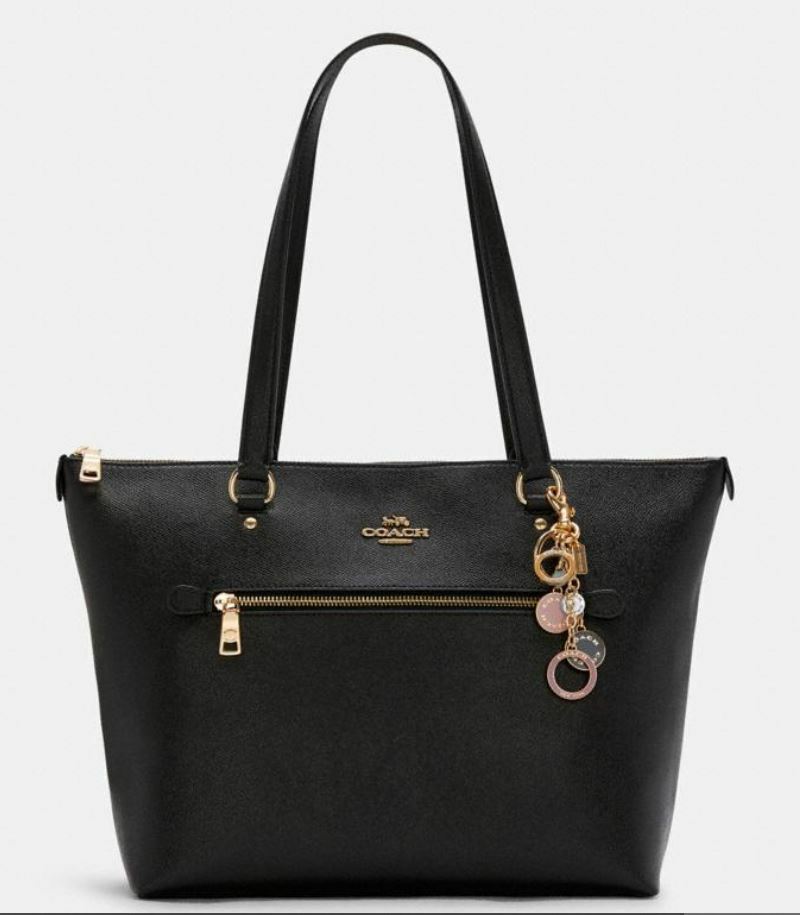 New COACH Circles Cluster Bag Charm Attached split key ring Dog Leash ...