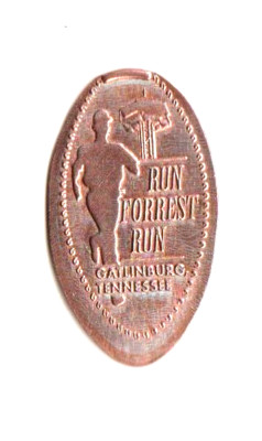 Elongated Penny "Run, Forrest, Run" Bubba Gump Shrimp Co. Gatlinburg TN Zinc | eBay