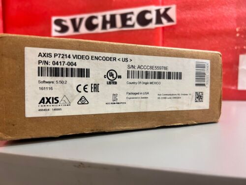 Axis P7214 4 Channel Video Encoder 0417-004 for sale online | eBay