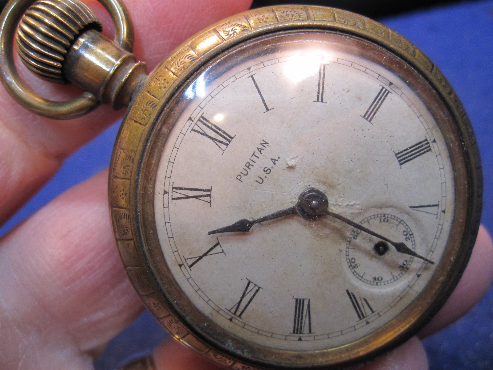 Ingersoll 1900-1905 Puritan fancy dollar pocket watch w engraved fancy ...