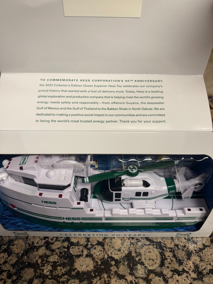 2023 HESS Toy Truck 90th Anniversary Collector’s Edition Ocean Explorer ...