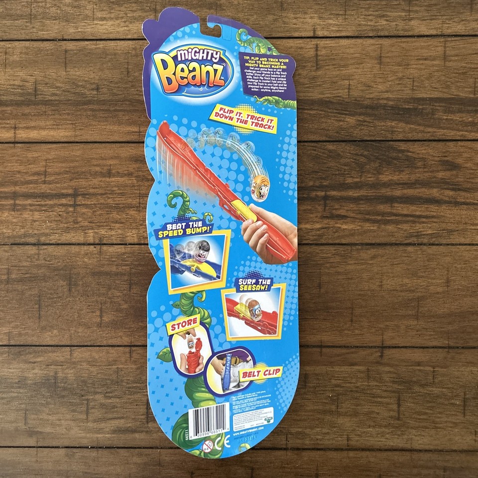 Mighty Beanz Red Flip Track with 1 Exclusive Bean (Flea) New | eBay