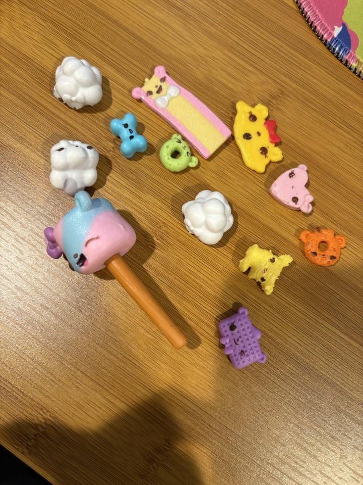 MGA NUM NOMS Lot Collectible Snackables Food Clear Jelly Cereal Popcorn ...