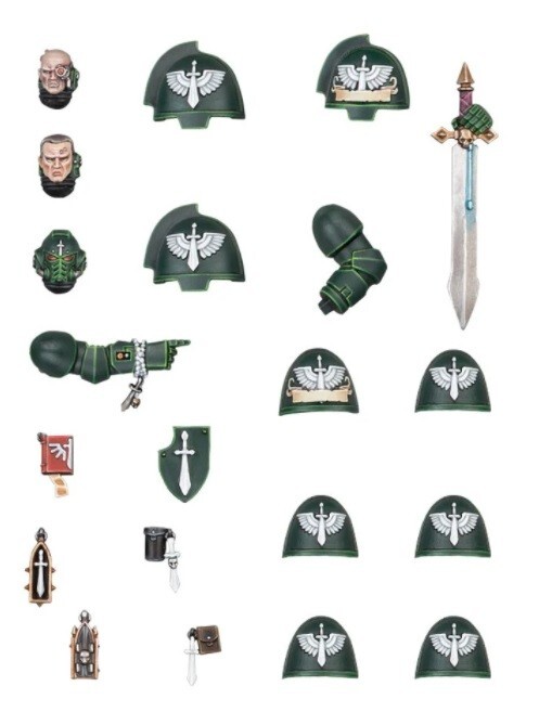 Warhammer 40k Upgrade Sprue Warhammer 40k Dark Angels Primaris Space ...
