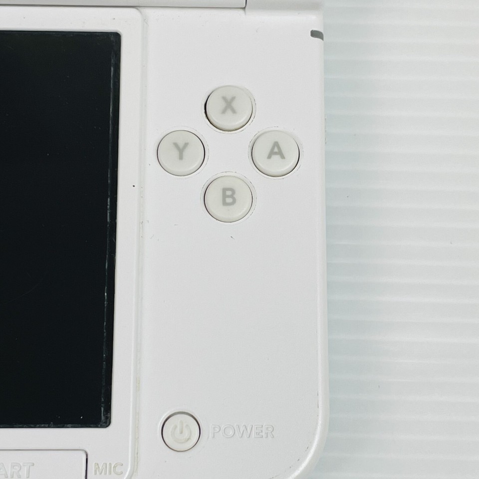 Nintendo 3DS XL LL Mint White Console Stylus Working Tested Japanese ...