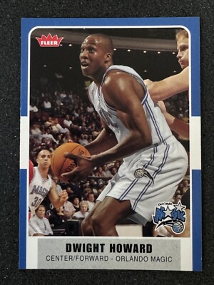 2007-08 Fleer Dwight Howard #49 Orlando Magic HALL OF FAME | eBay