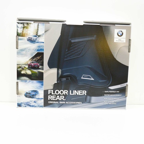 NEW BMW X5 G05 REAR FLOOR LINER MAT SET RUBBER 51472458560 2458560 OEM ...