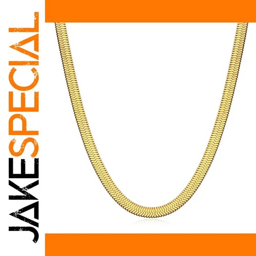 Stainless Steel 4mm Wide Snake Chain Necklace | eBay