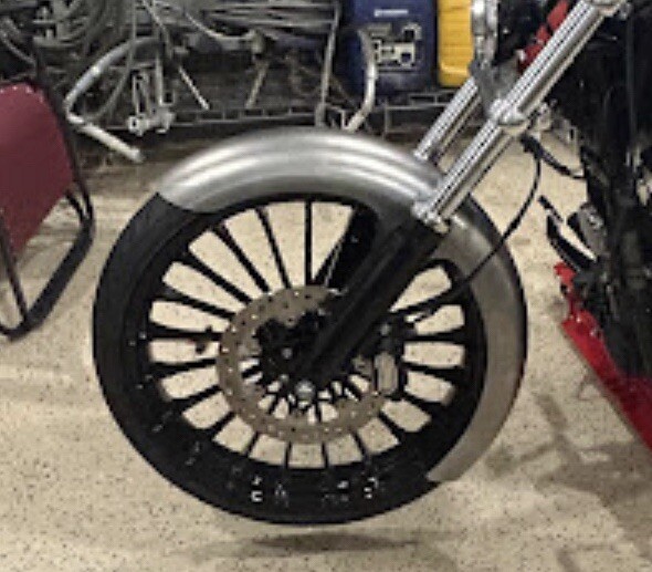 Harley CVO Turbine FXSB 2013 -24 Breakout Softail BLACK Wheel REAR ...