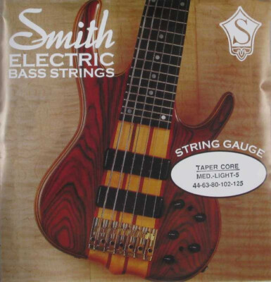 Ken Smith 5-String Bass Taper Core 44-125T Medium Light Strings Set | eBay
