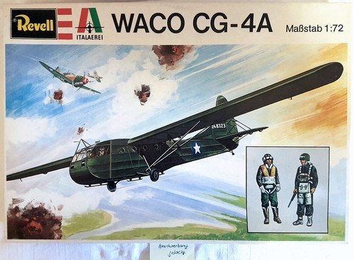 Revell H-2012 WACO CG-4A 1:72 Zustand 3: Bauplan gelocht | eBay