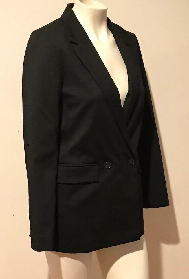 New Gap Solid Black 2-Button Jacket Suit Women’s Size 4 | eBay