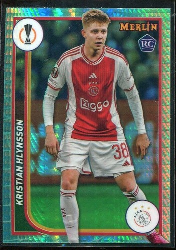 2023-24 Topps Merlin Green - #109 Kristian Hlynsson (RC) AFC Ajax | eBay