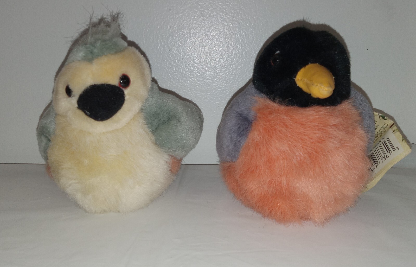 Plush Birds Robin Bluebird Stuffed Animals PR Wild Republic NO SOUNDS ...